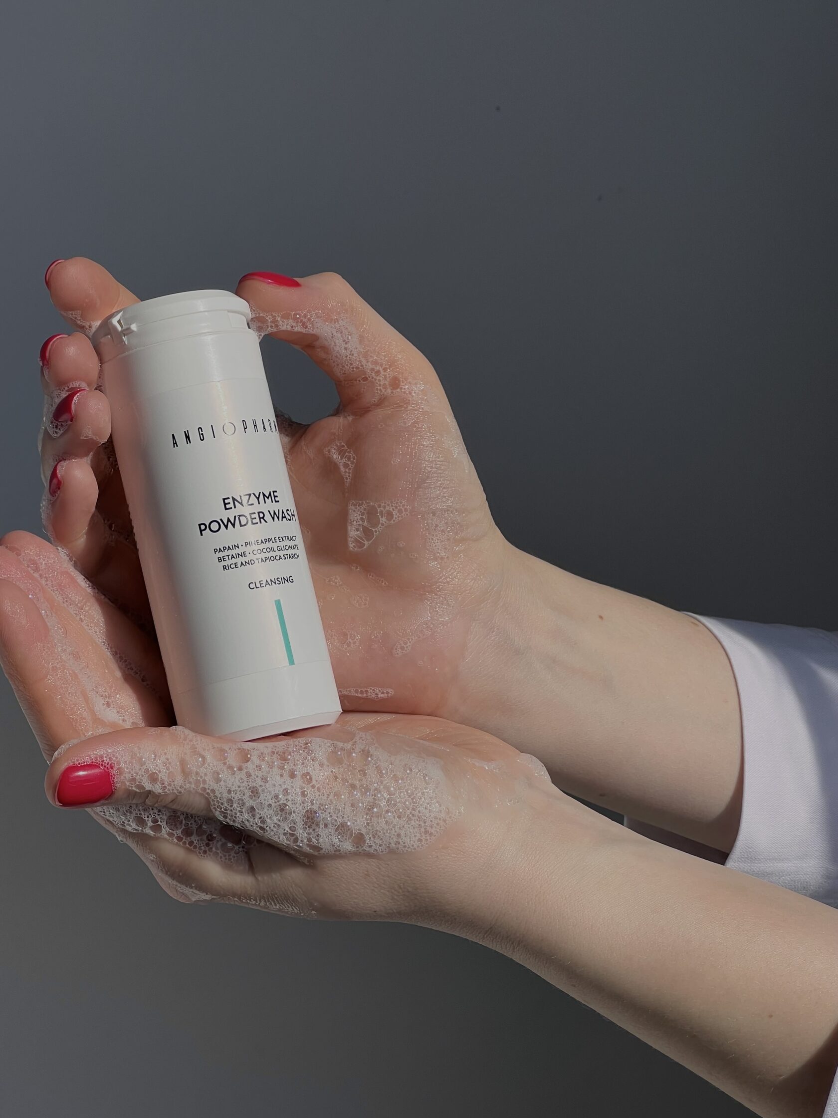 ANGIOPHARM Энзимная очищающая пудра Enzyme powder wash