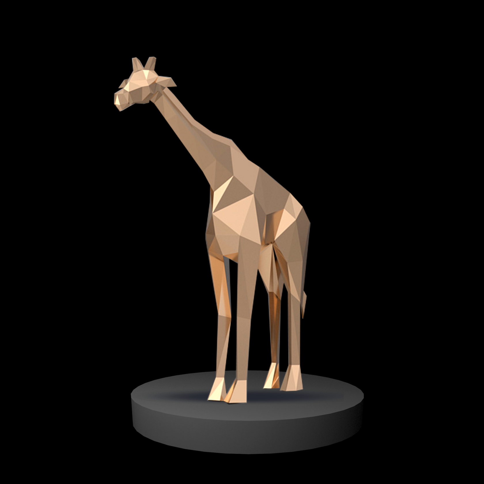Фигура "Полигональный жираф"
