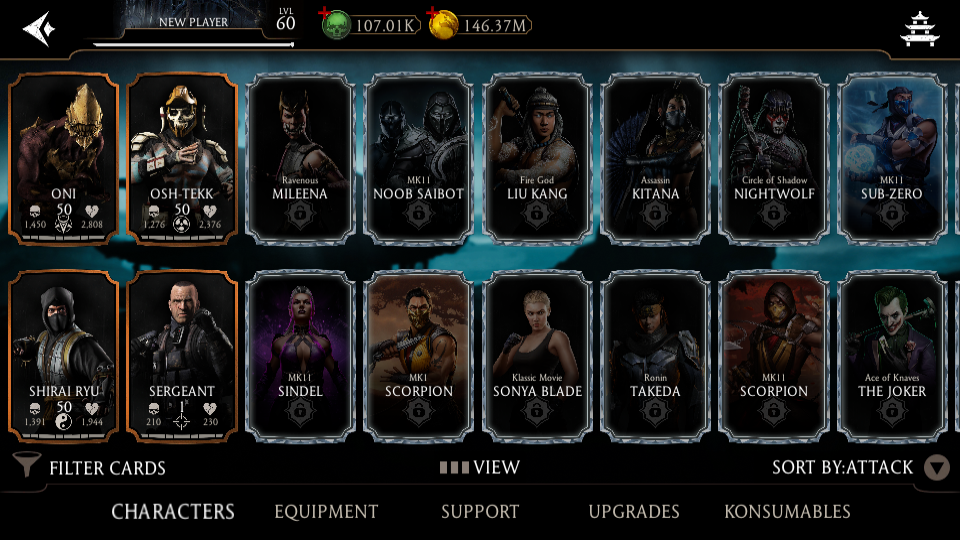 Android account 100k souls + 100kk coins for sale