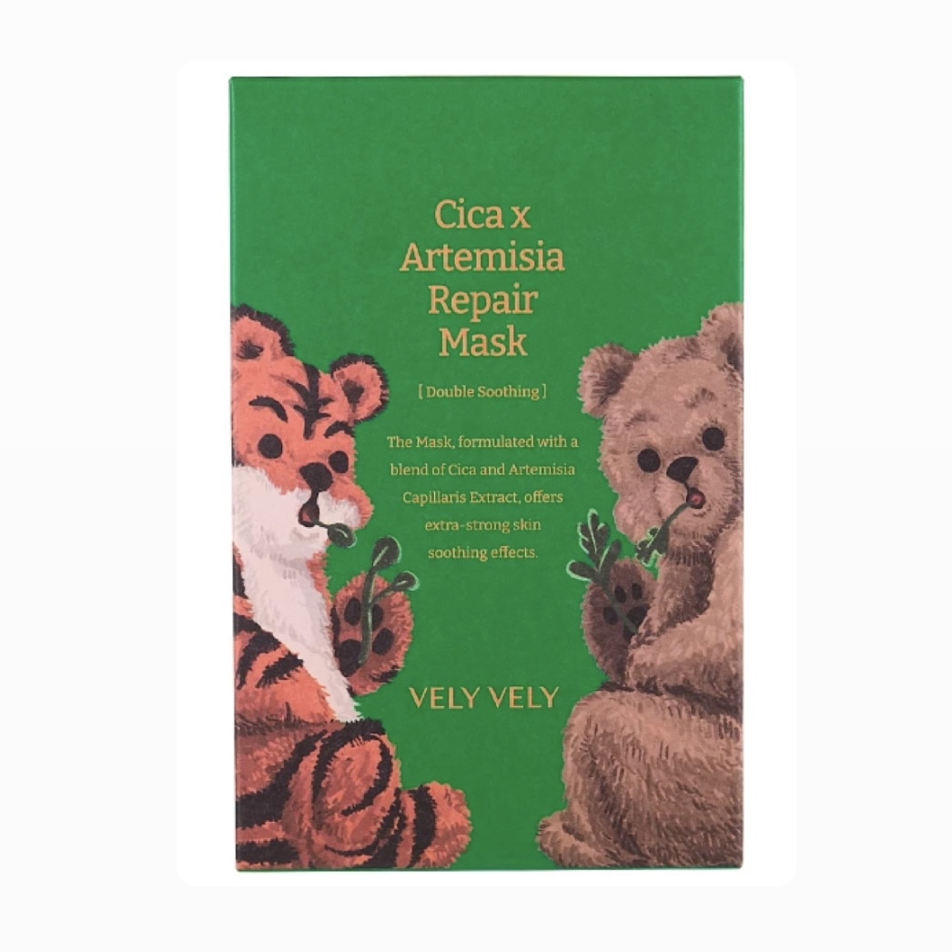 VELY VELY Cica X Artemisia Repair Mask - VELY VELY
