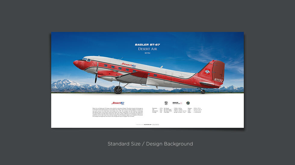 Desert Air Basler BT-67 N115U | Aviaposter
