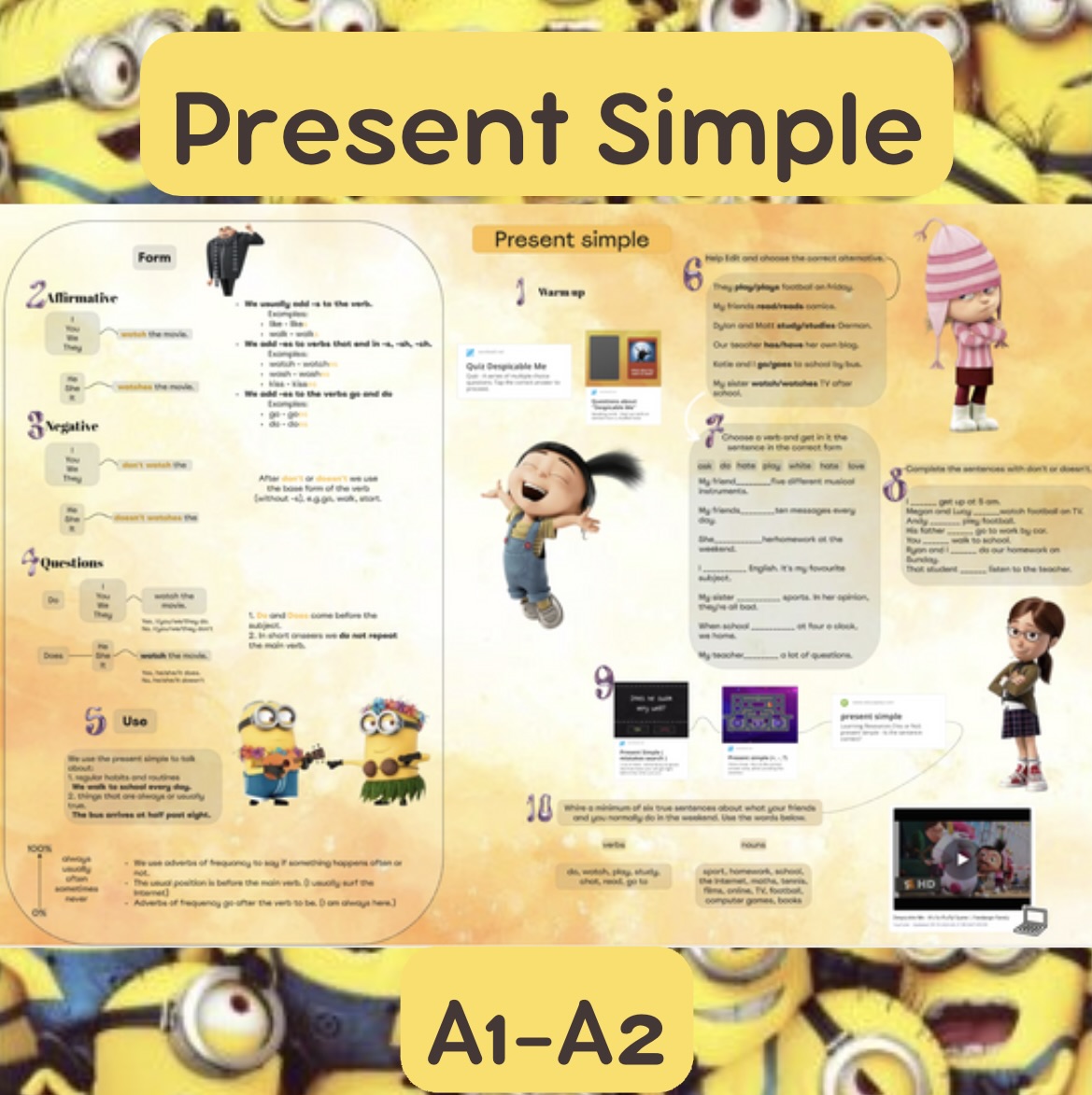 Miro "Present Simple"