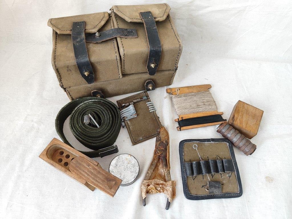 FULL SET Soviet Military Bag. Original USSR Shoulder Miners SMP Bag ...