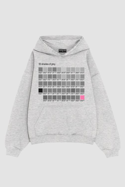 PATTERN HOODIE GRAY BOT