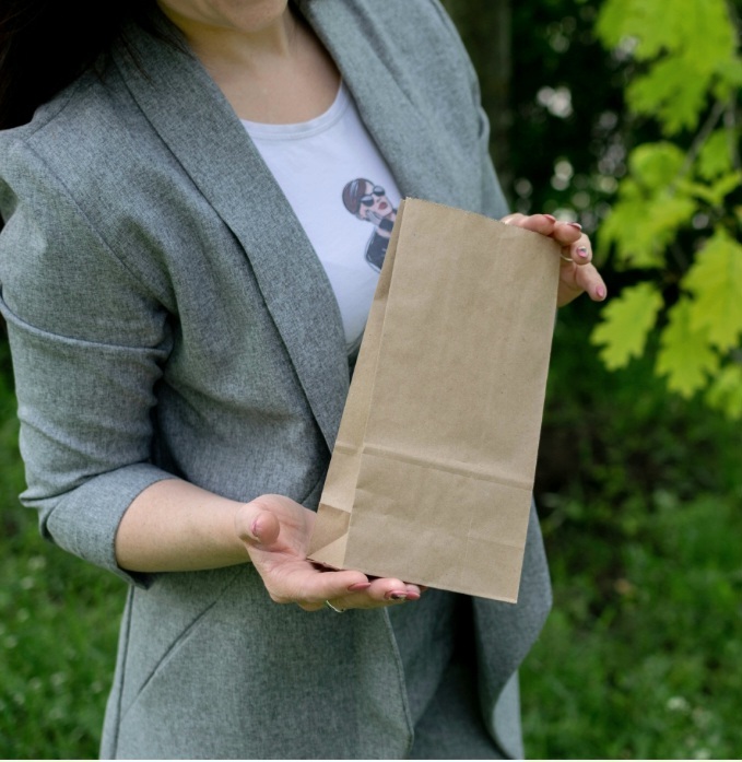 Крафт пакеты без ручки (100 шт в упаковке) плот. 60 гр