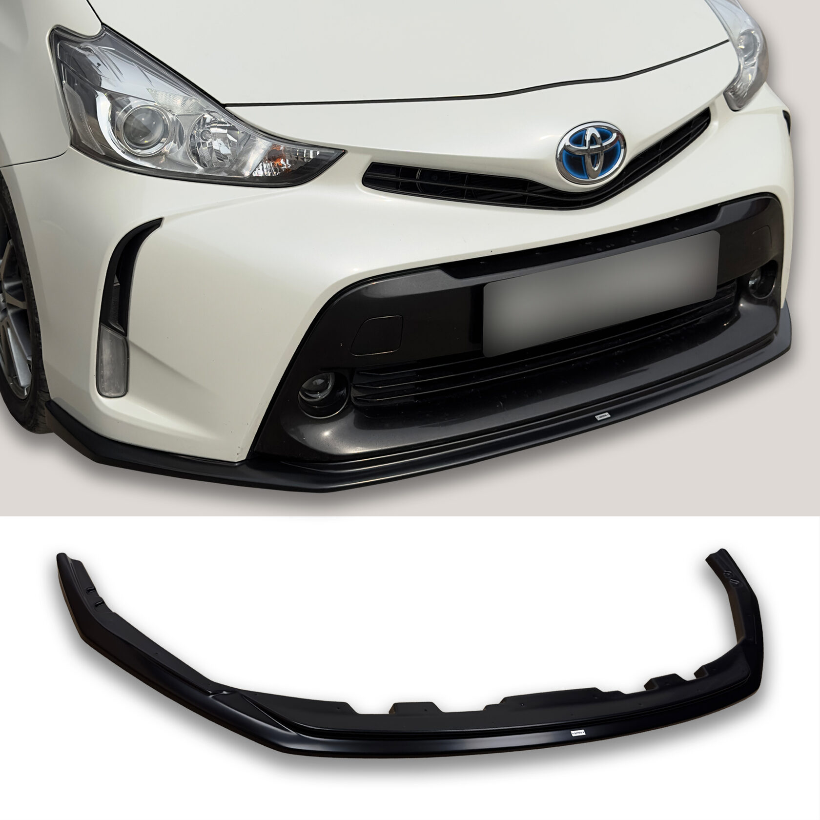 Передний сплиттер для Toyota Prius Alpha ZVW40 14-21