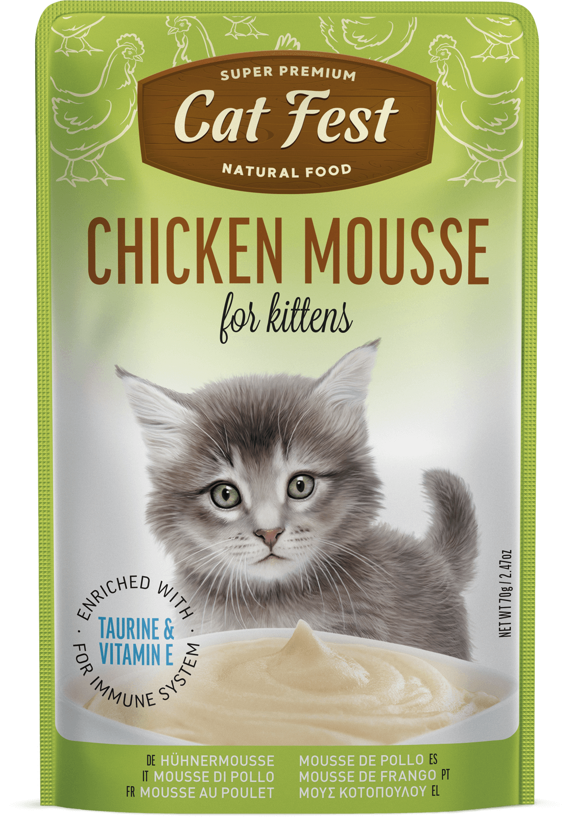 CHICKEN MOUSSE for kittens, CatFest