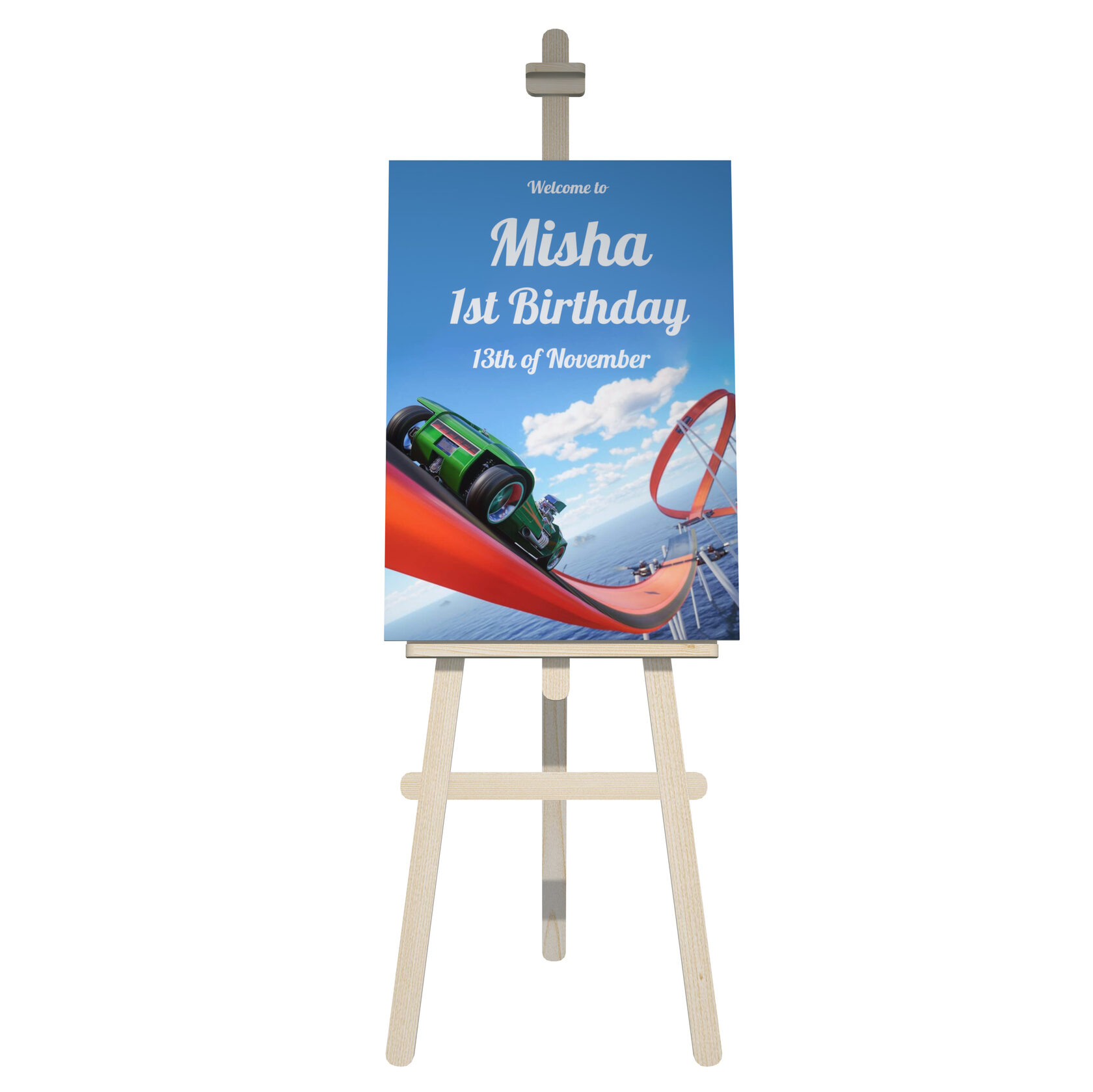 Hot Wheels Welcome Board