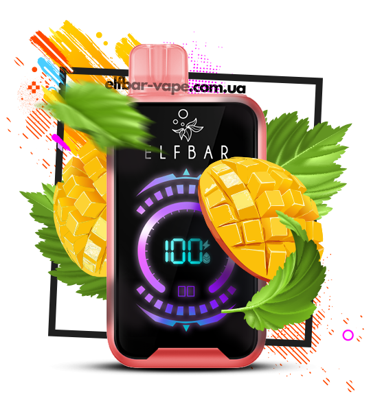 Одноразова POD-система ELF BAR RAYA D2 20000 5%