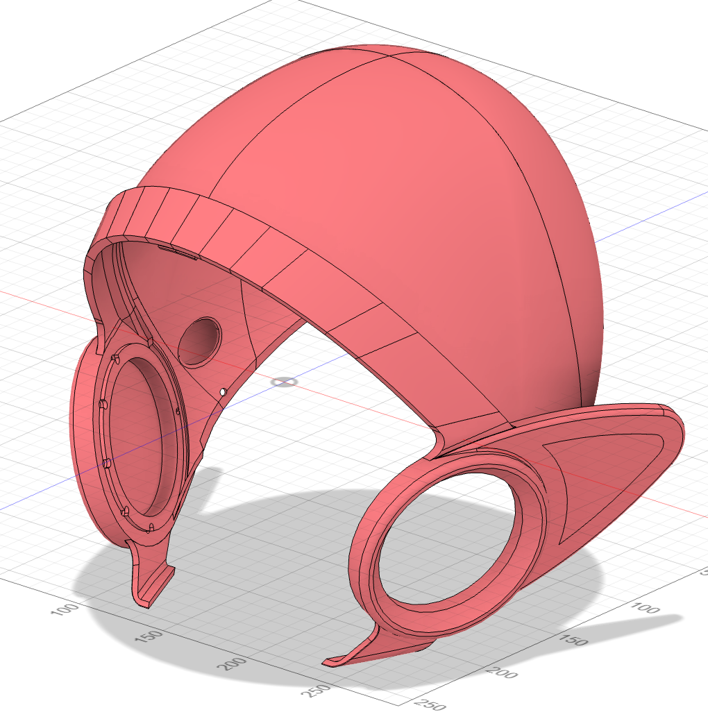 Protogen Head Base Kit – 3D Printed Helmet Core