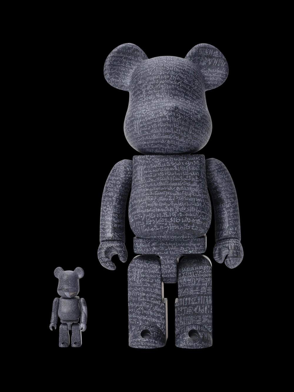 Фигура Bearbrick British Museum (The Rosetta Stone) 400% 100%