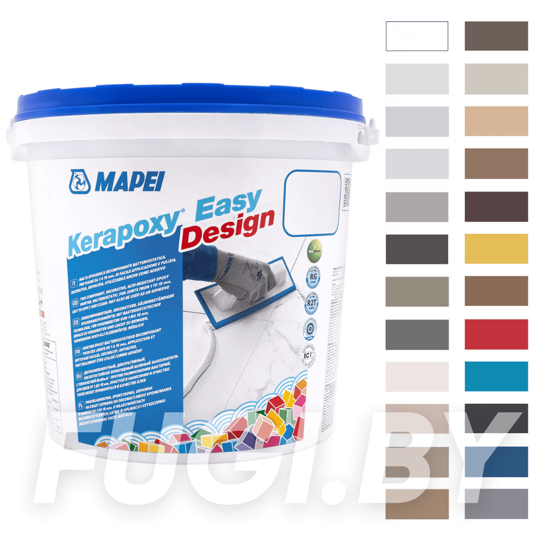 Эпоксидная фуга MAPEI KERAPOXY EASY DESIGN 1,5 и 3 кг - MAPEI