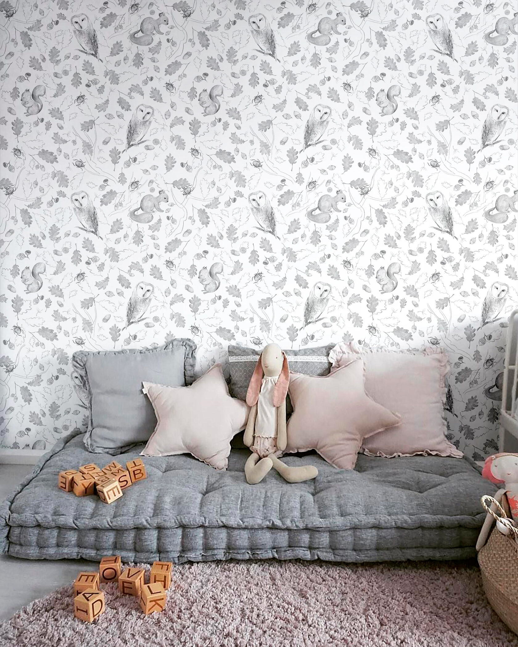 СОВУШКИ-6 обои в детскую комнату - купить по цене от 1950 рублей