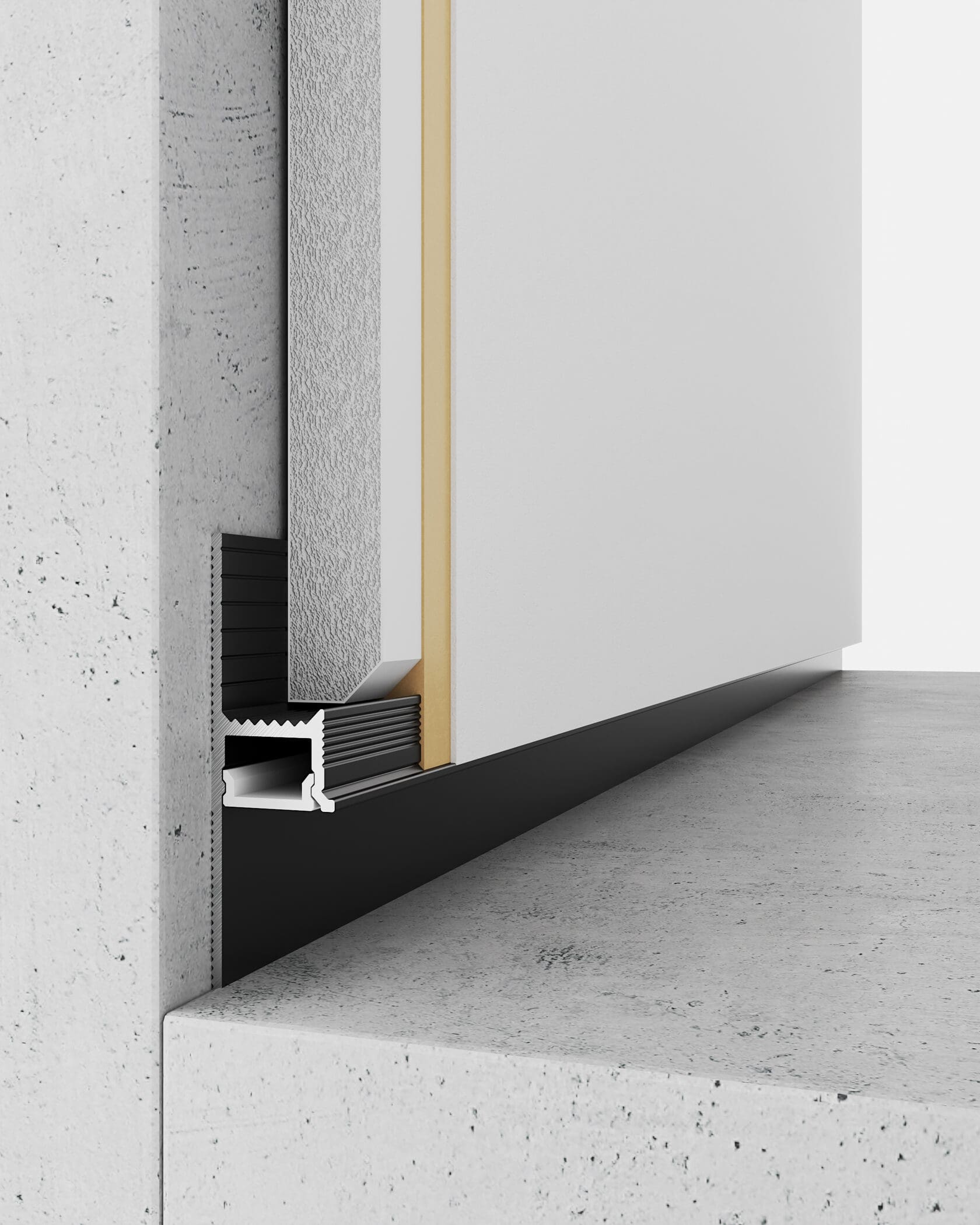 Ēnu profils Tips 1.2 – 20 mm sienām | ENUP alumīnija profils