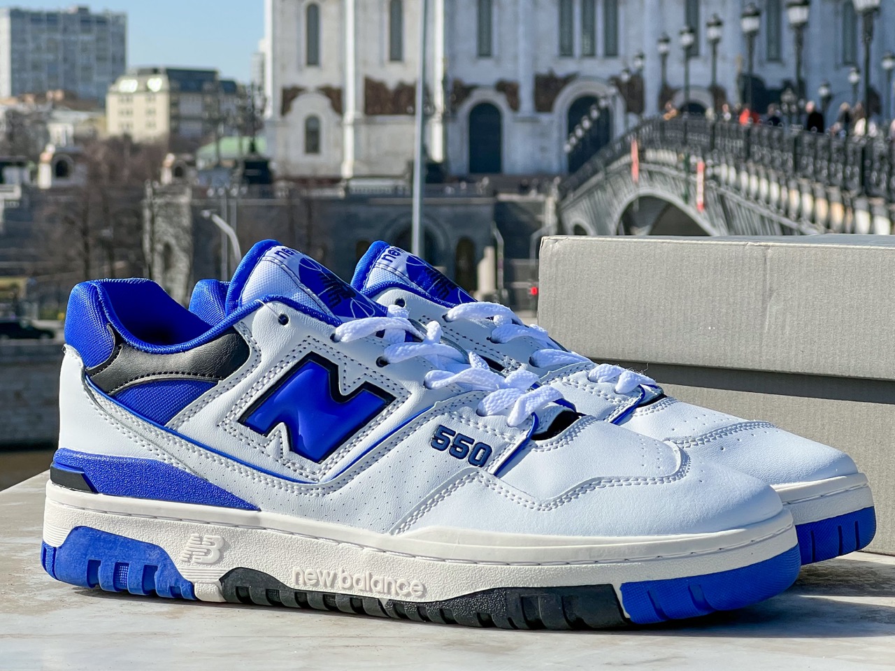 New Balance 550 White Blue