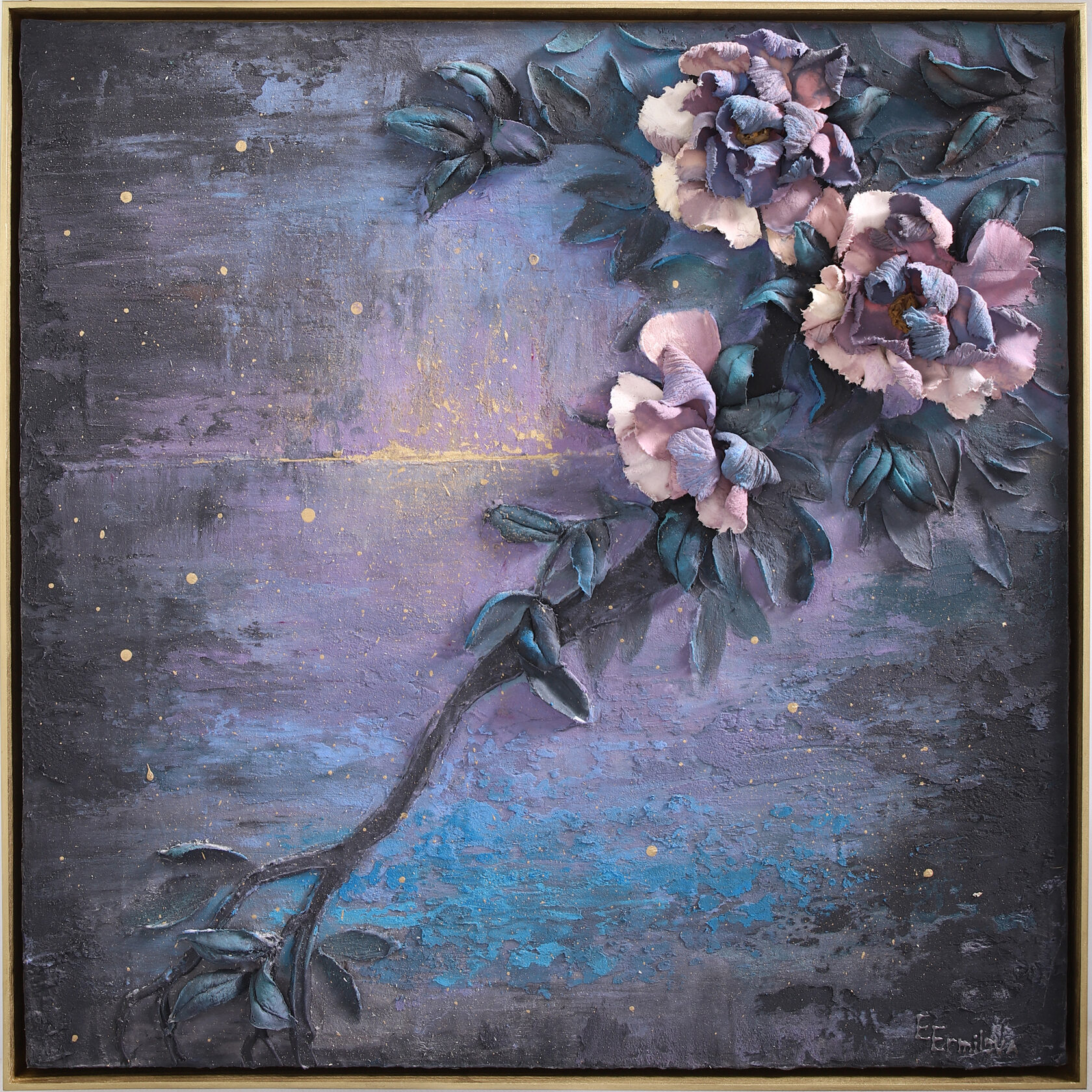Painting "Night" - Scroll through the gallery to view detailed photos ...