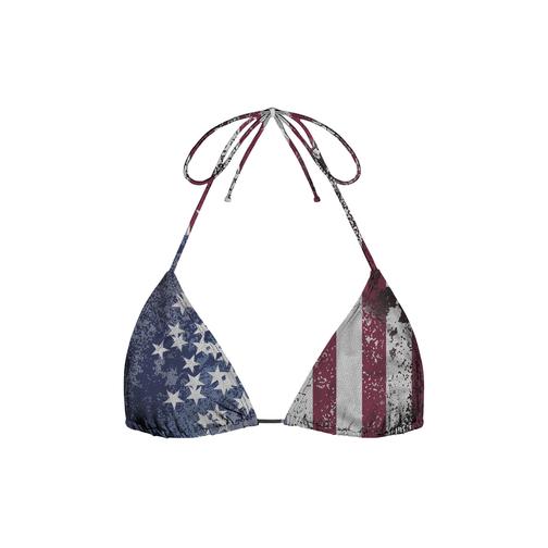 US Flag Bikini Top