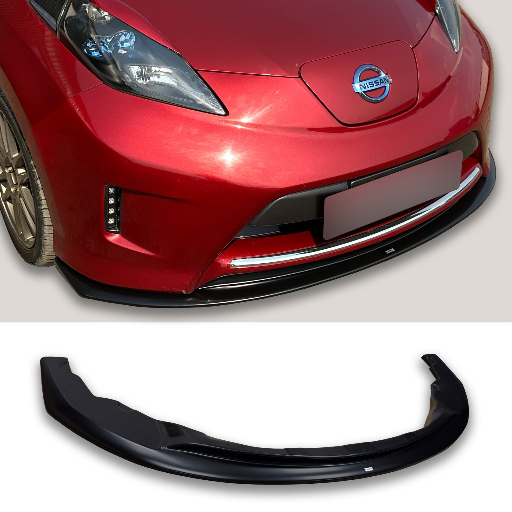 Передний сплиттер для Nissan Leaf AZE0 09-17 "Aero Style"