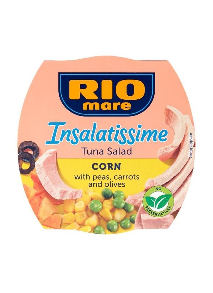 Салат з тунцем Rio Mare Insalatissime Corn і овочами 160г купити по ...
