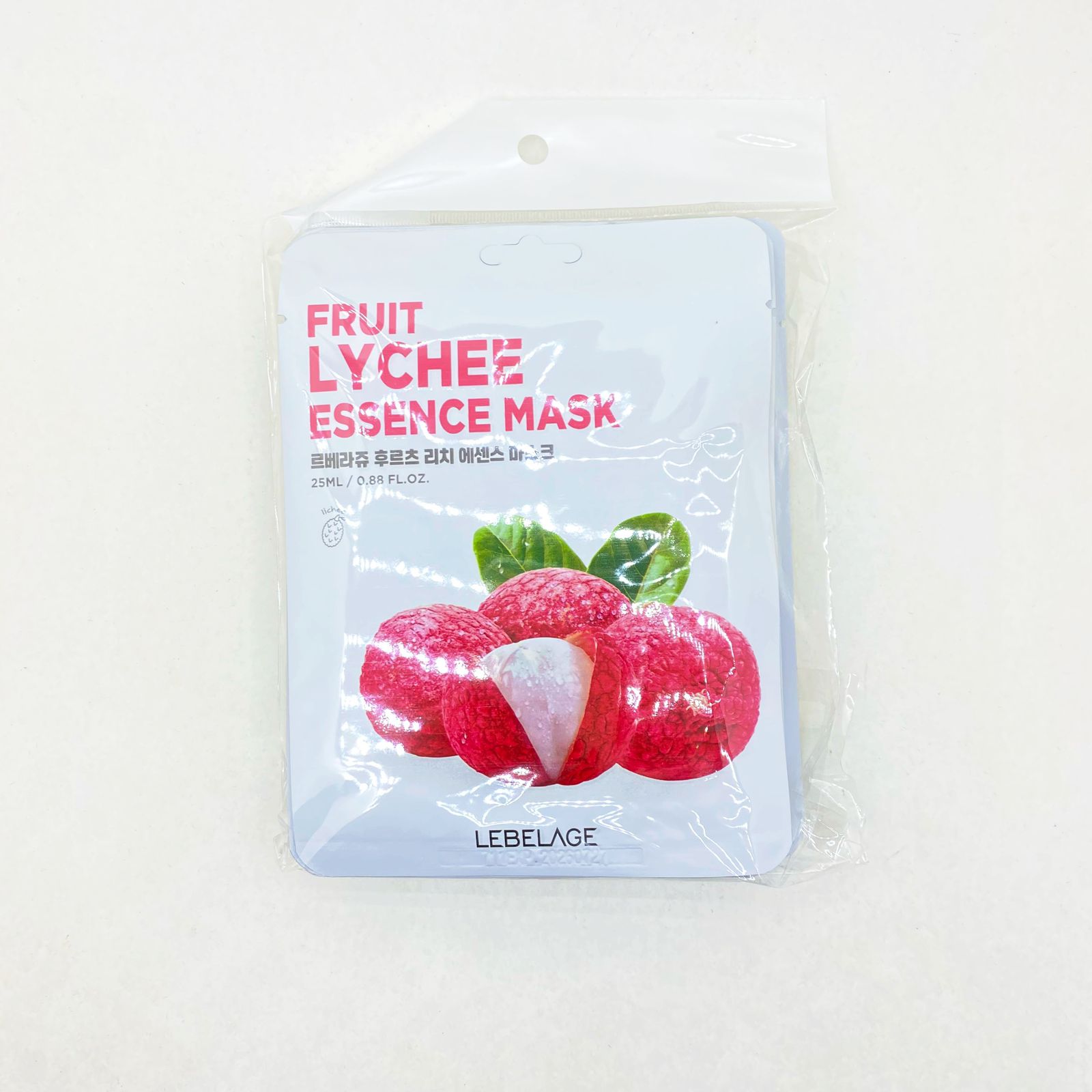 Тканевая маска для лица с экстрактом личи - Lebelage Fruit Lychee ...