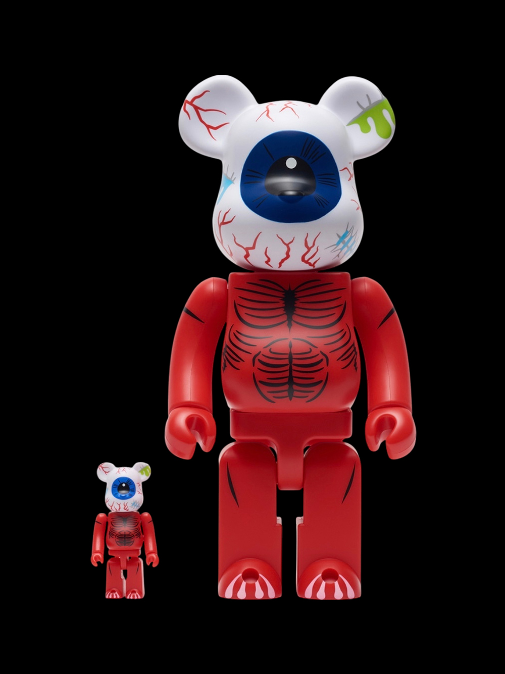 Фигура Bearbrick Madballs Oculus 400% 100%