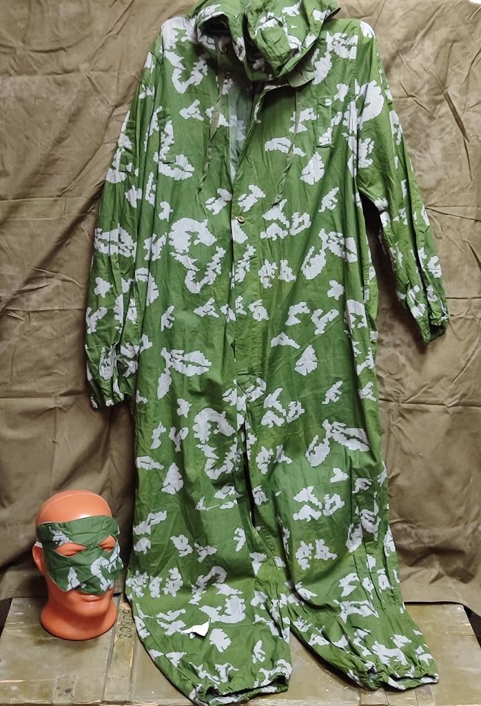 USSR Soviet Army KLMK Sniper Camo OVERALL Berezka Camouflage Jumpsuit 1980s MILITARY BDU Soviet ...