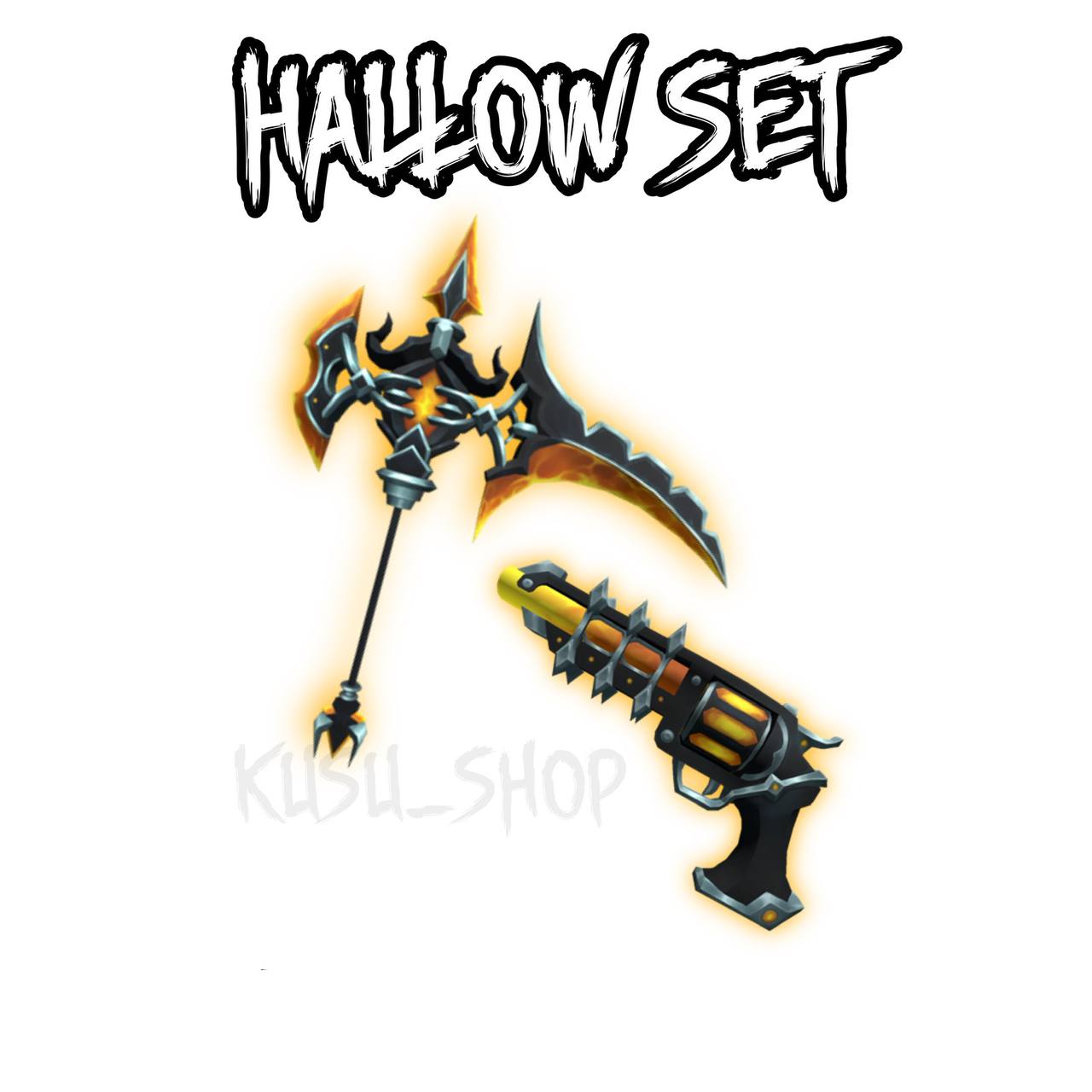 Купить Сет Hallow для MM2 по низкой цене ( Hallowgun + Hallowscythe )
