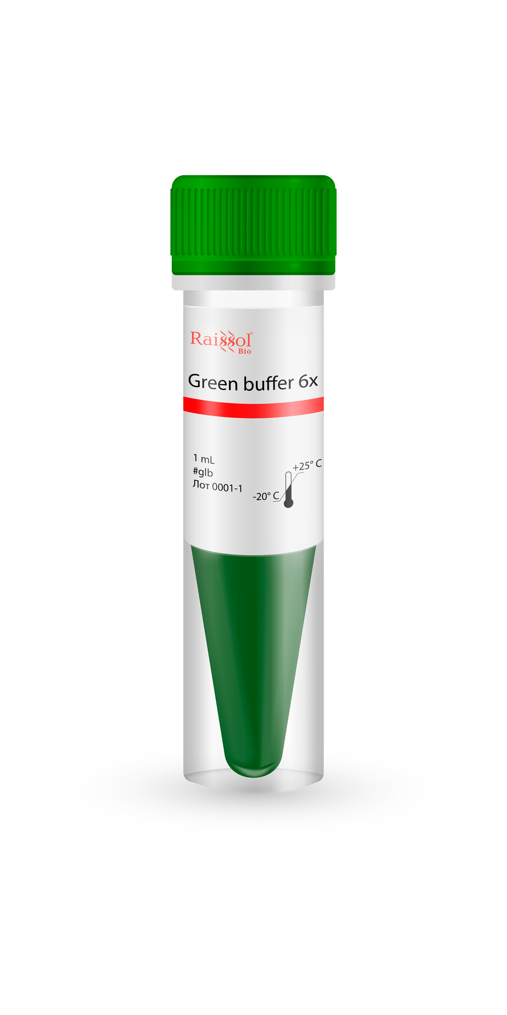 Набор «Green Buffer Буфер 6х» для подкрашивания образца Raissol