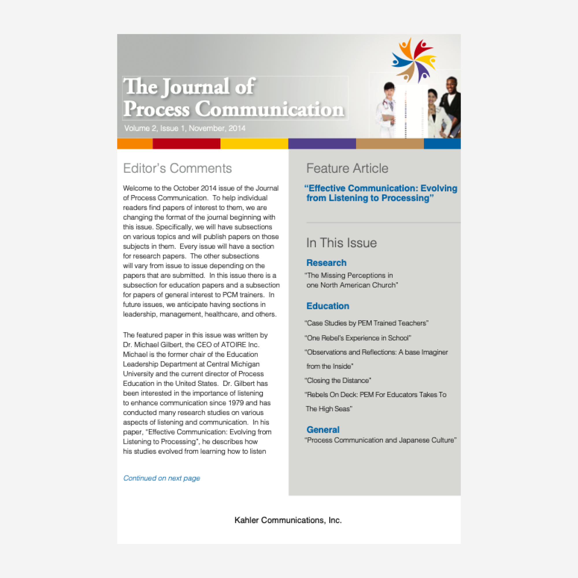 Effective communication: Evolving from listening to processing ...