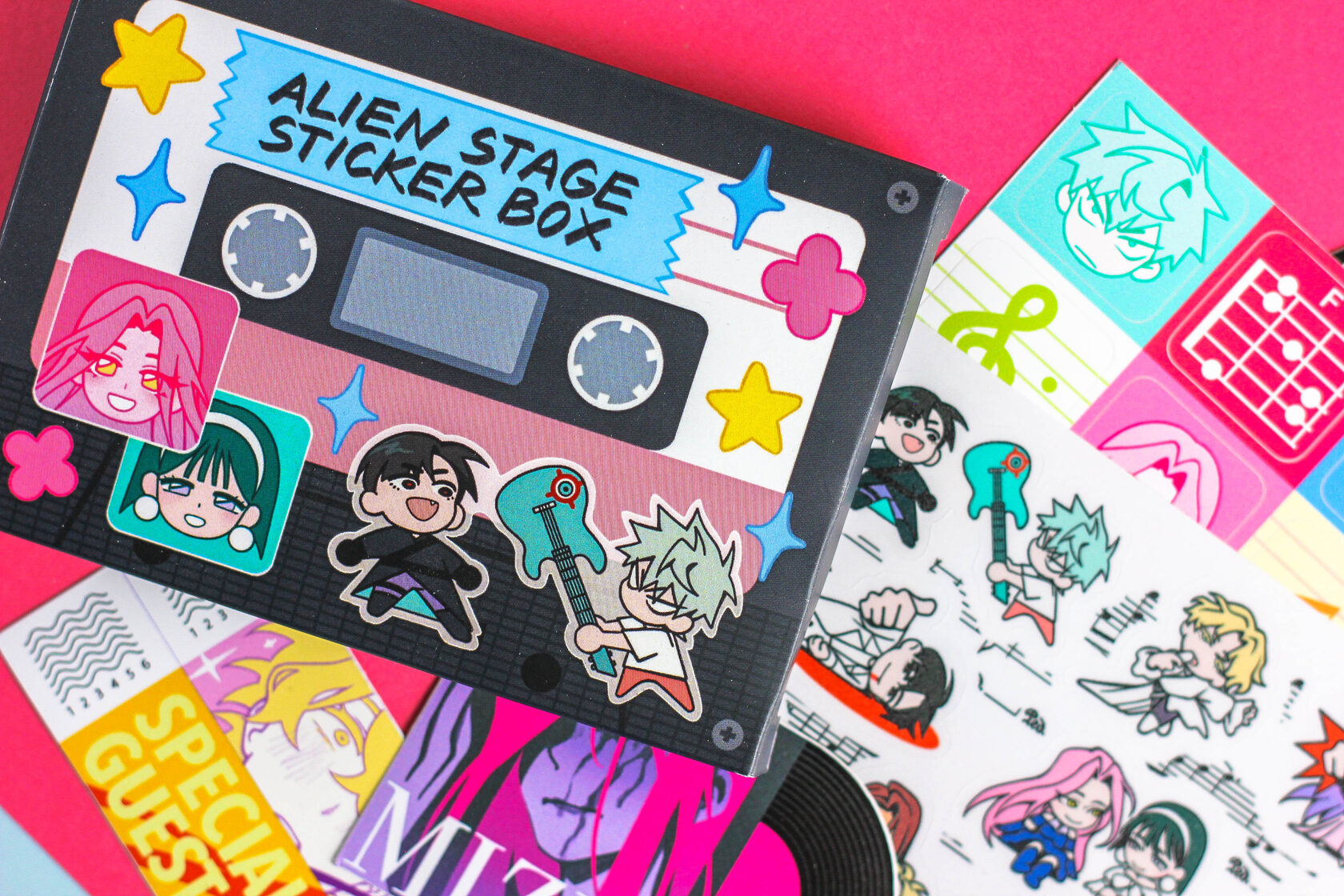 Alien stage sticker box