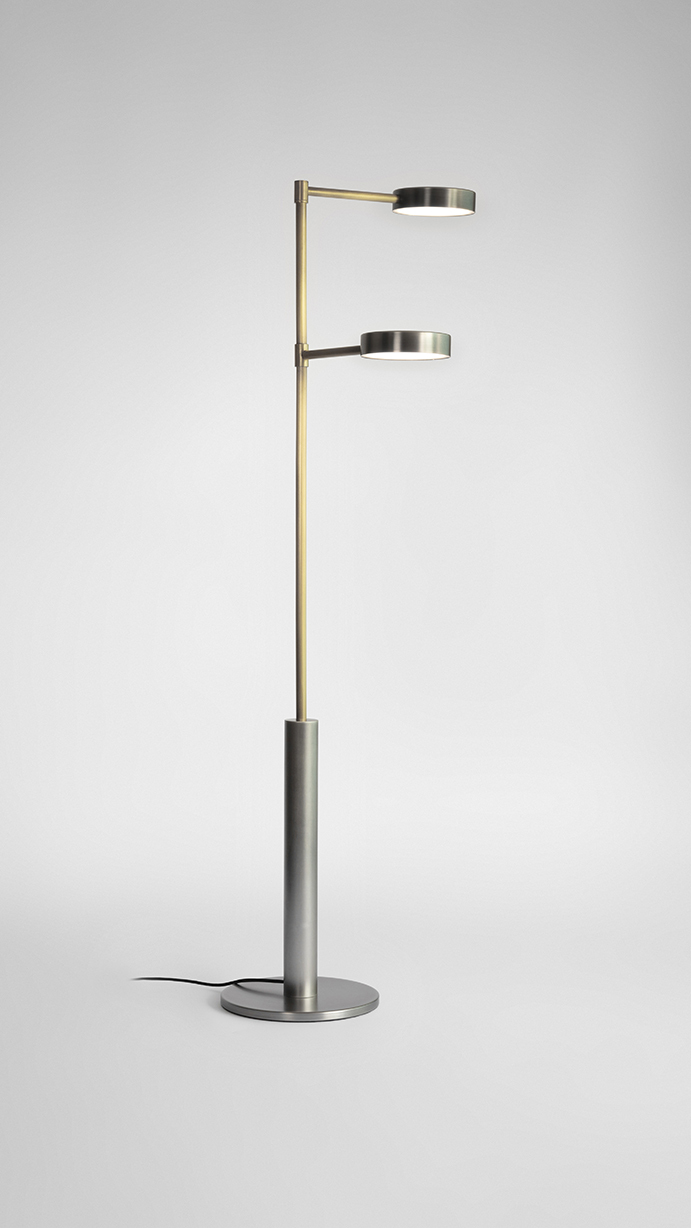 TWO CYLINDERS – FLOOR LAMP