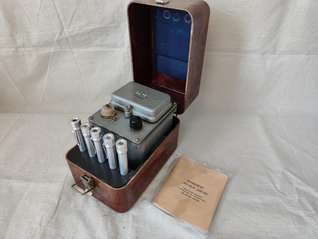 Original Soviet Personal Dosimeter DP-24-1 FULL SET Radiometer Counter ...