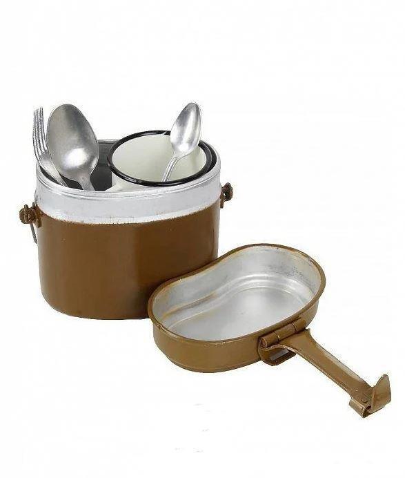 USSR Soviet Russian Red Army Soldier Cooking Pot Kit + Army Cup, Original