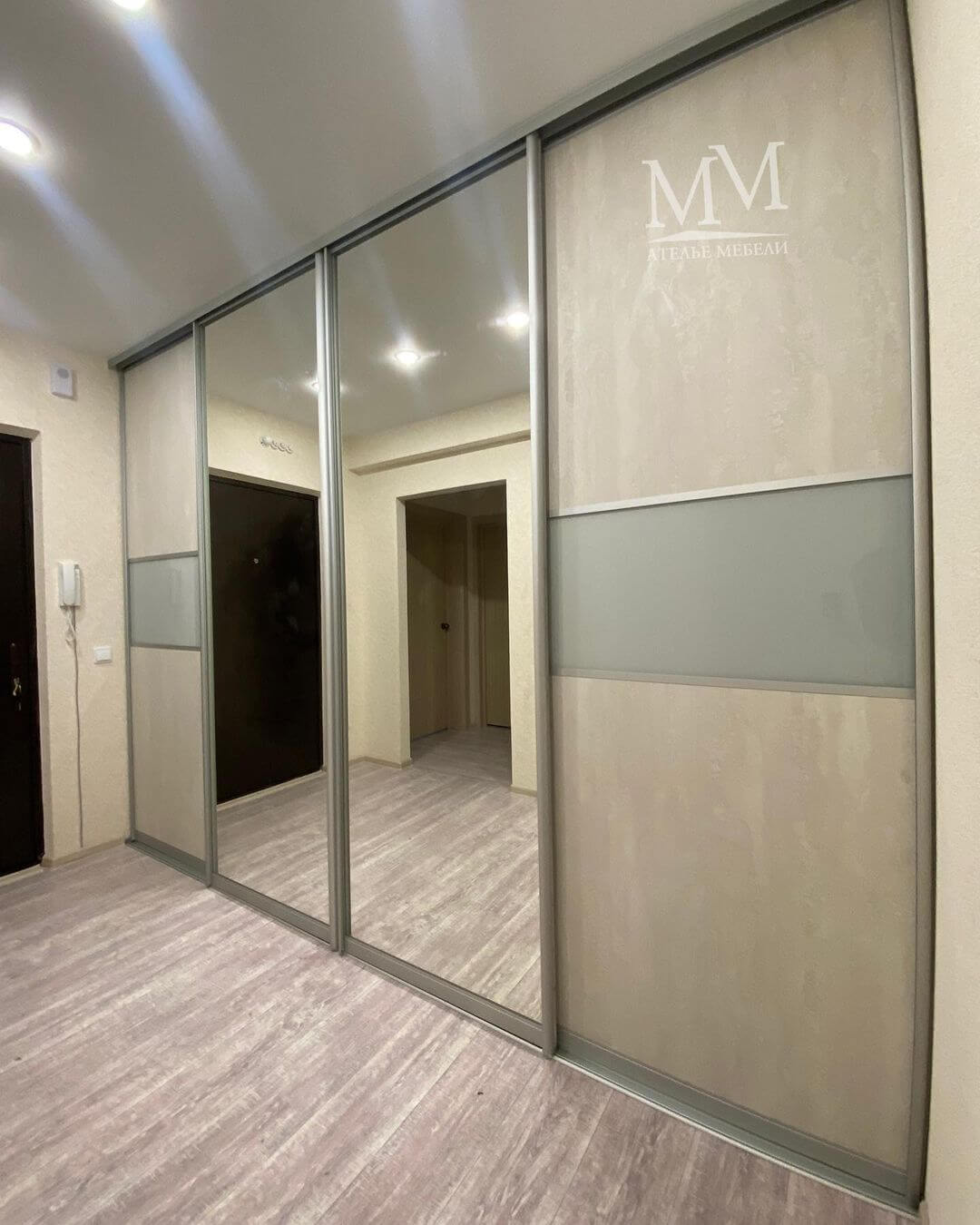 Гардеробная ЛДСП Шелковый камень