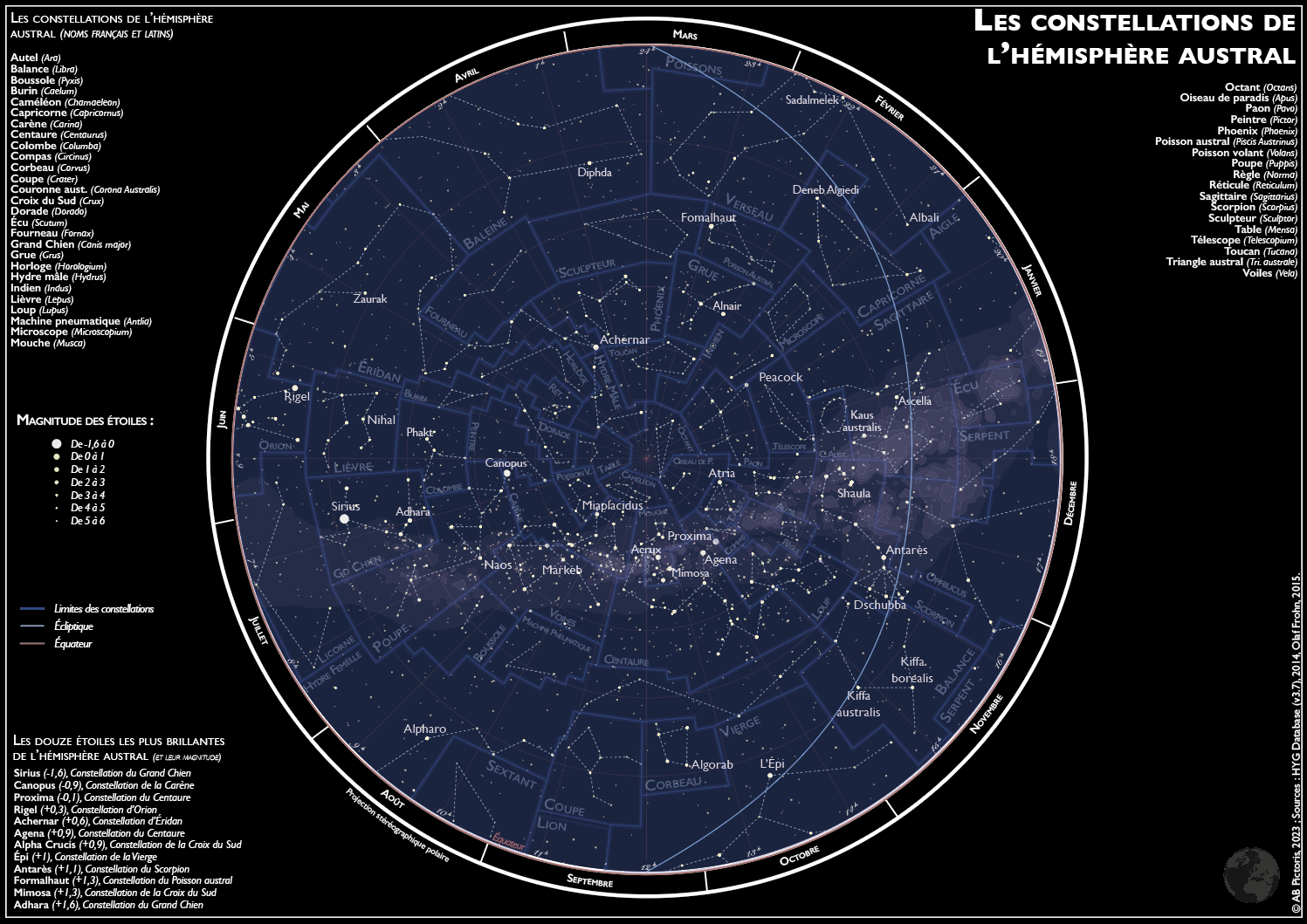Acheter Planisphère - Découvrez les constellations de l'hémisphère ...