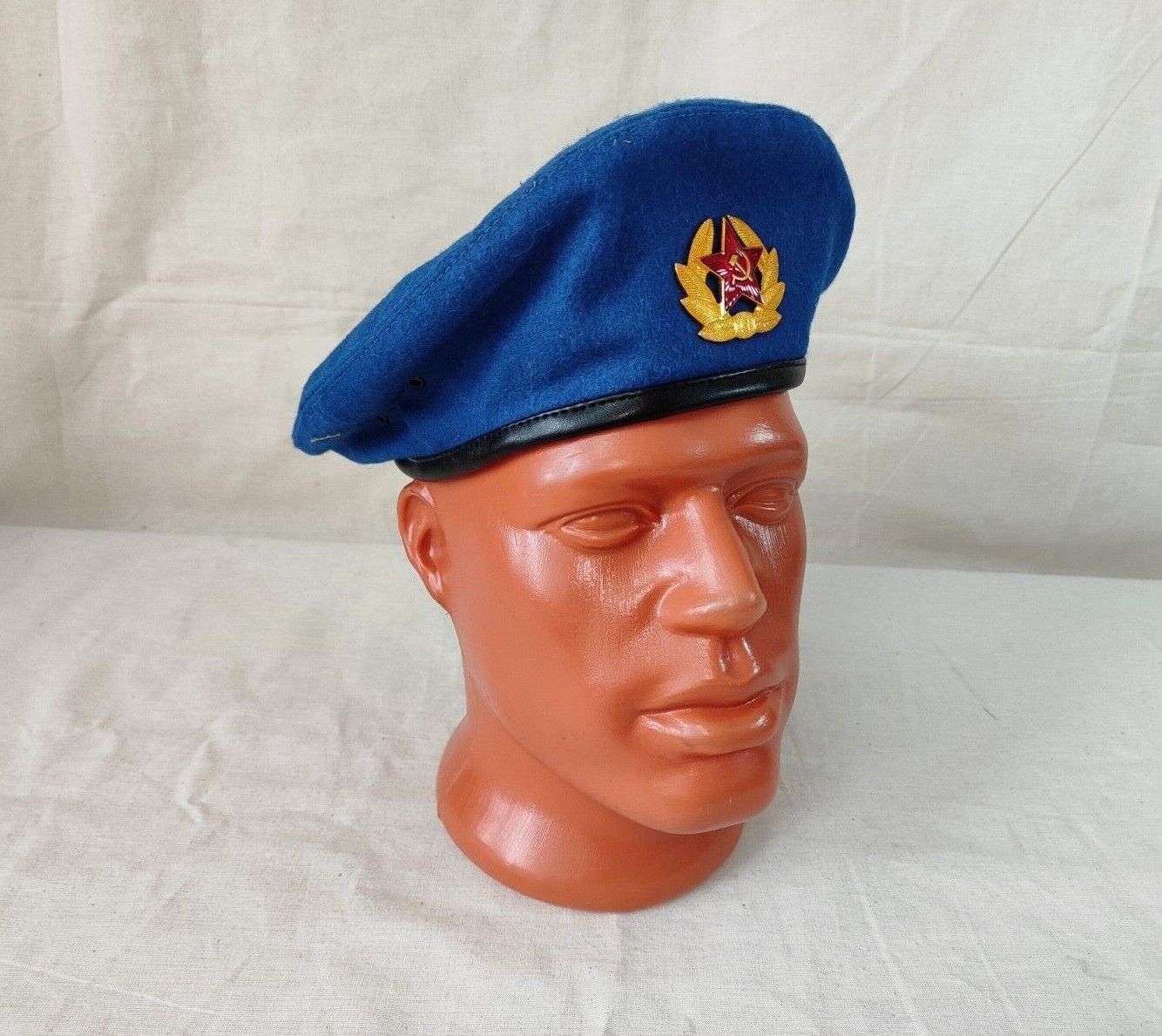 Soviet Russian Airborne VDV Margelov Dark Blue Beret w/Cockade ...