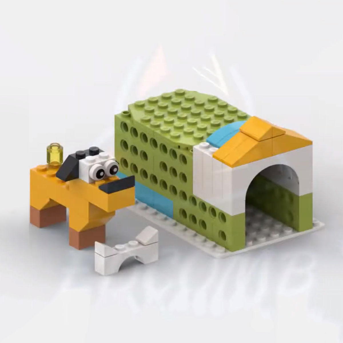 Инструкция Lego wedo: Щенок и маленький домик (1684)