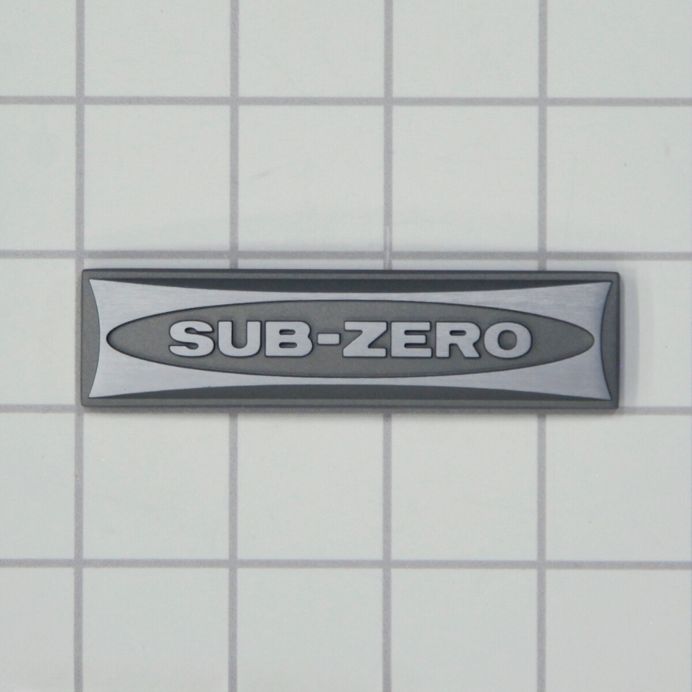 Sub-Zero Stainless Steel Nameplate (Stick-On) 7015939