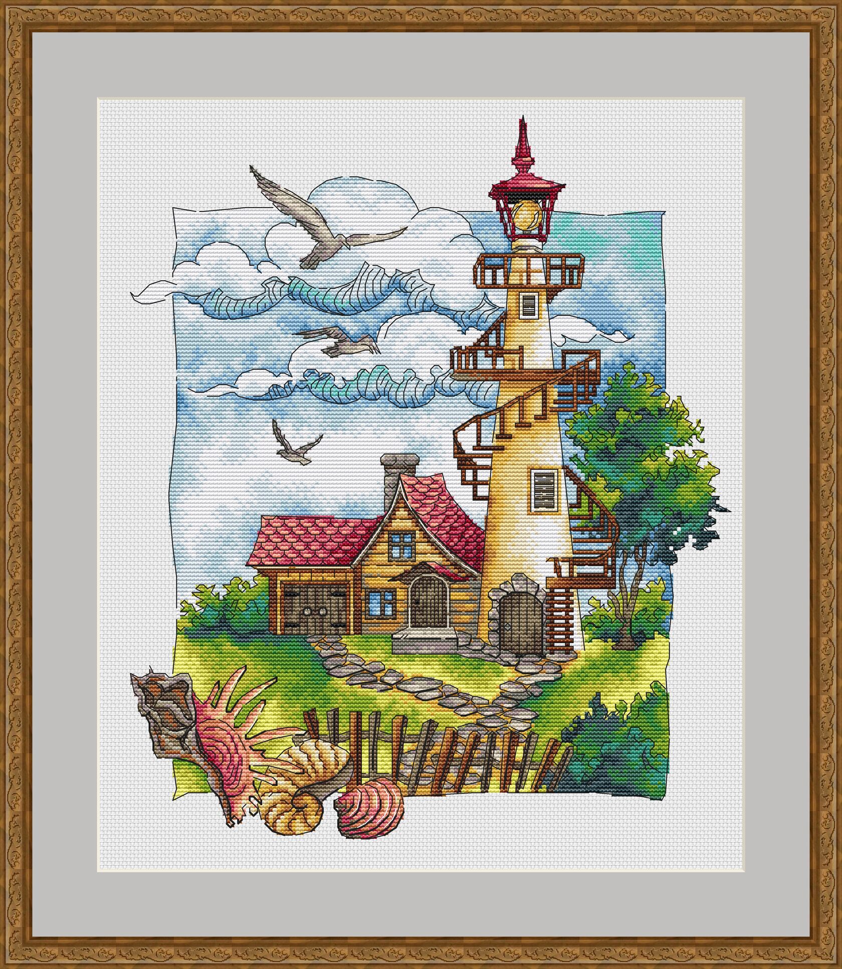 Lighthouse Cross Stitch Pattern