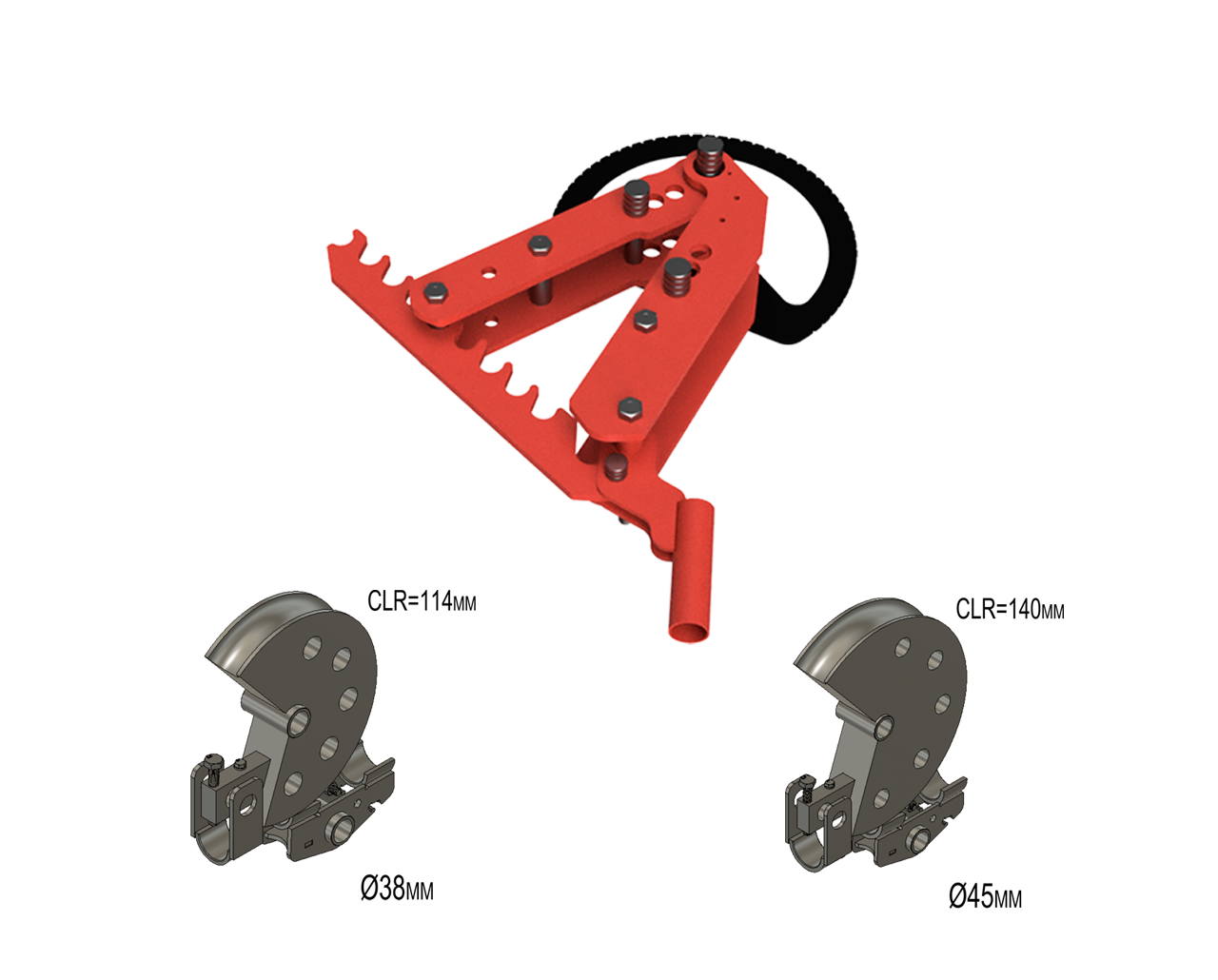 Ручной трубогиб BigBender Mk32 для автомастерской