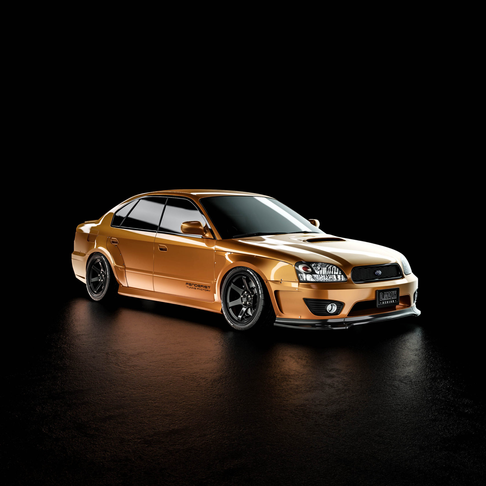 FENDERIST SPEC S Fender Flares Set / WIDE BODY KIT SUBARU Legacy B4 01-03