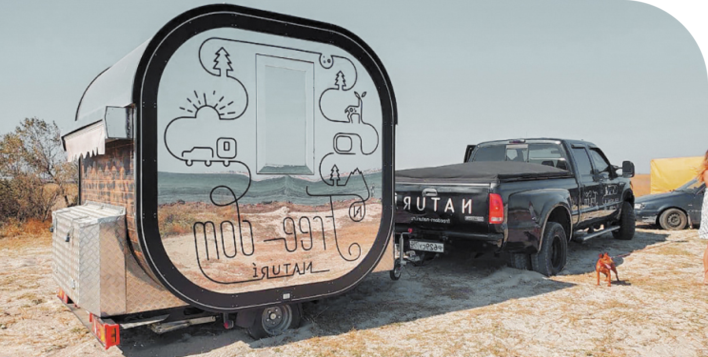 Эко-караван на базе FREEDOM 300 | FREEDOM NATURI — только натуральное ...
