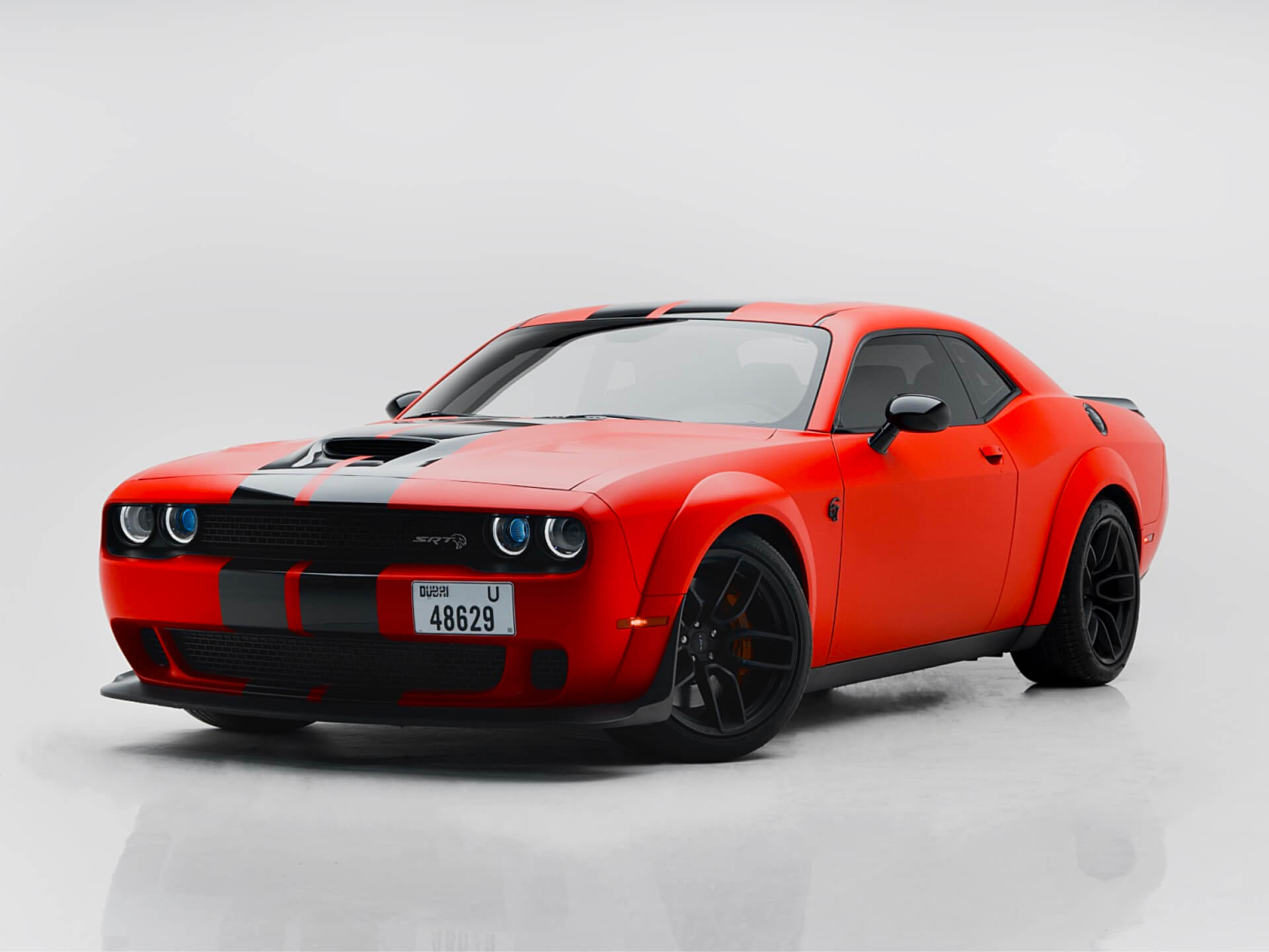 Rent a Dodge Сhallenger Hellcat 2021 in Dubai | KINGS RENTAL CARS