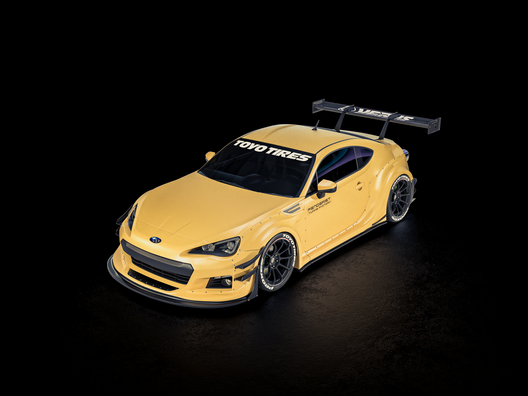 Full FENDERIST SPEC R kit / WIDE BODY KIT SUBARU BRZ 2011-2017