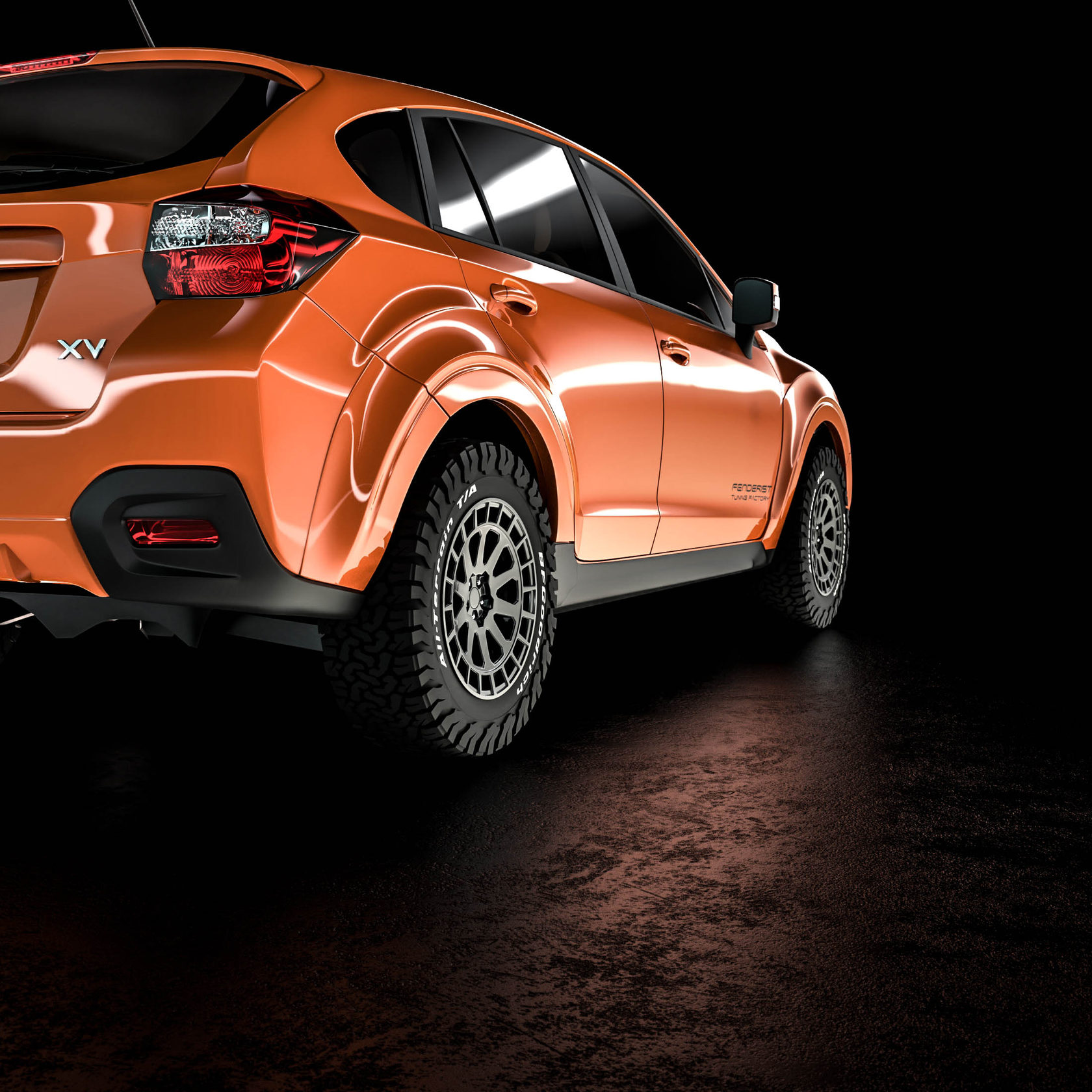 Fender Flares Set / WIDE BODY KIT SUBARU XV 14-18