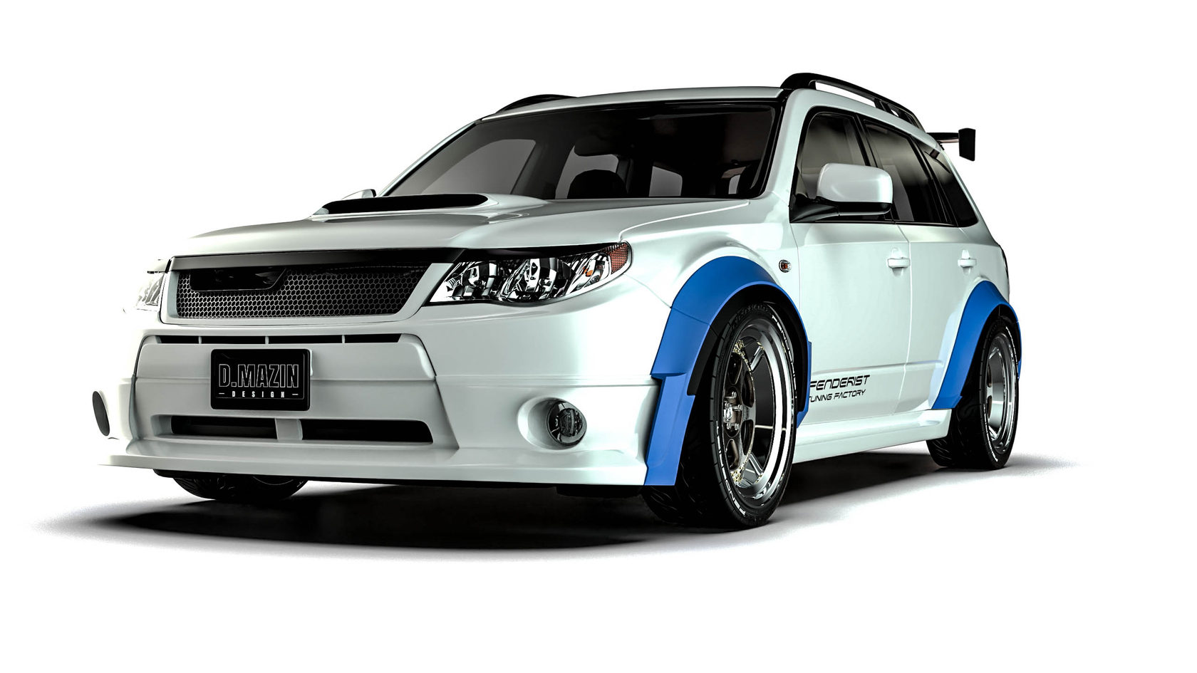 FENDERIST SPEC S Fender Flares Set vs Lips / WIDE BODY KIT SUBARU ...