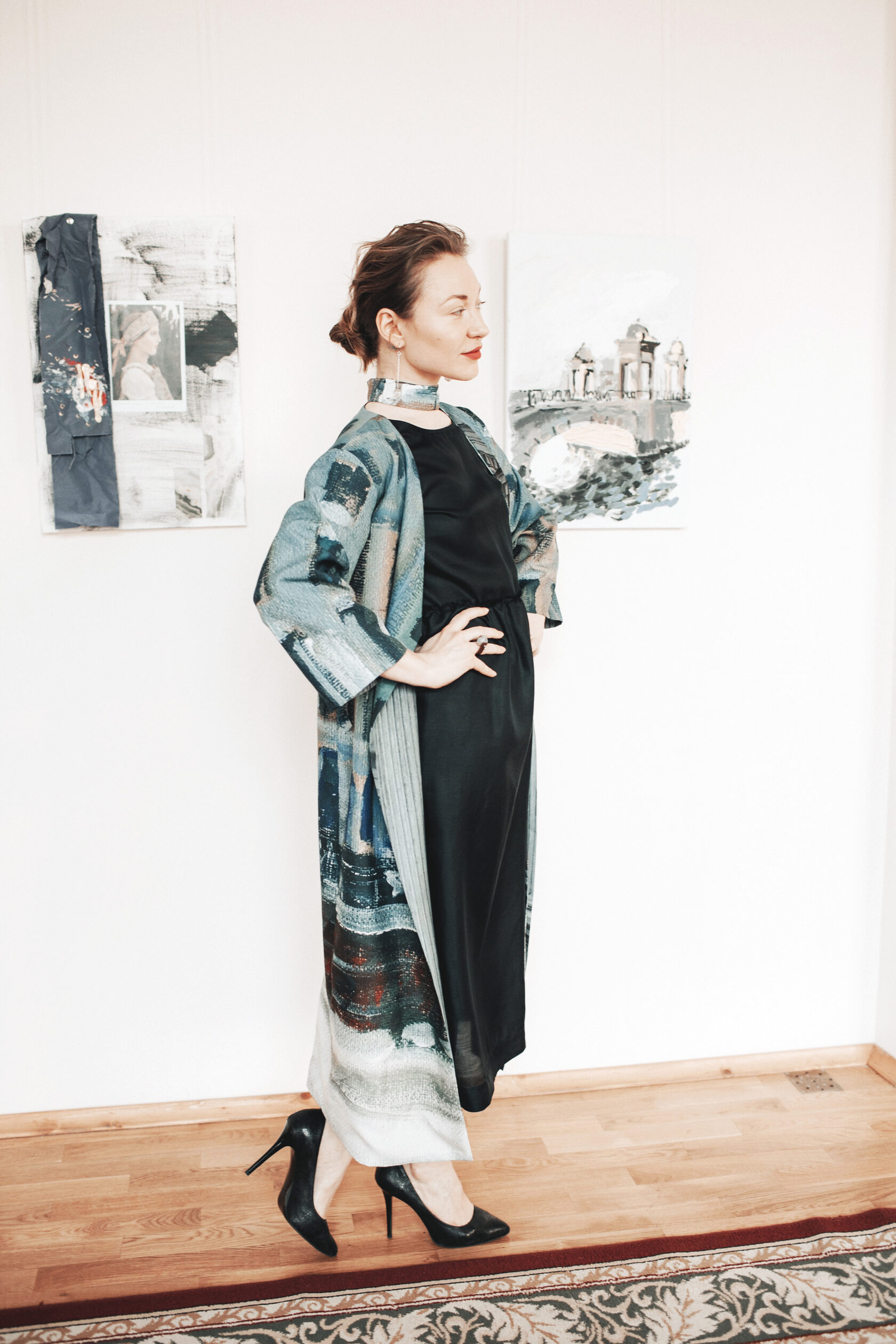 ДВУСТОРОННЕЕ ПЛАТЬЕ-ХАЛАТ