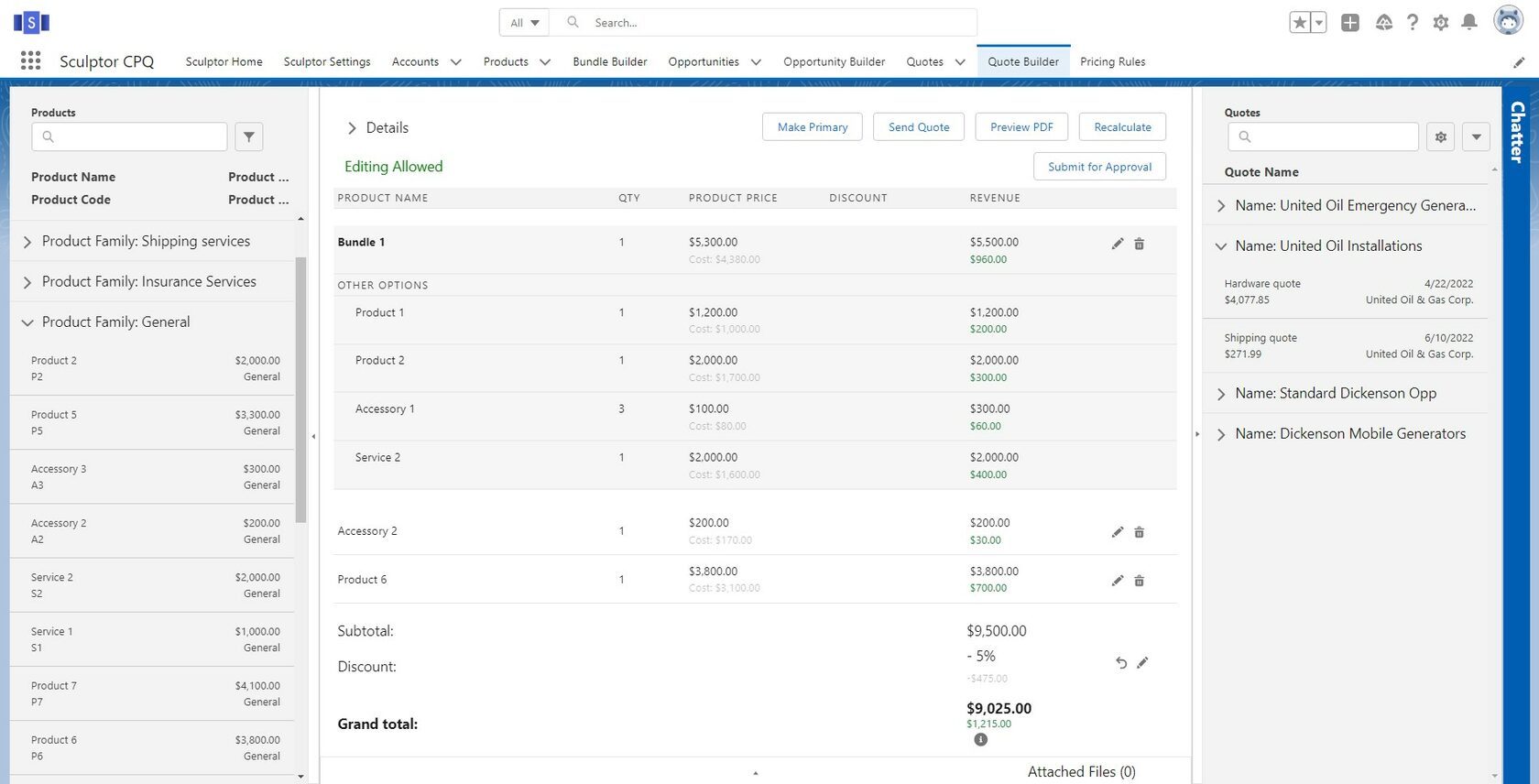 Interactive Sales Quotes: Streamline Proposal Creation : Sculptor CPQ
