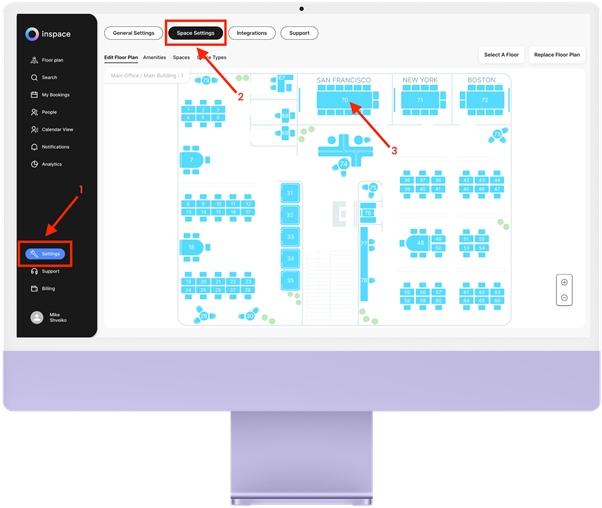 Guide: Spaces | inspace Help Center