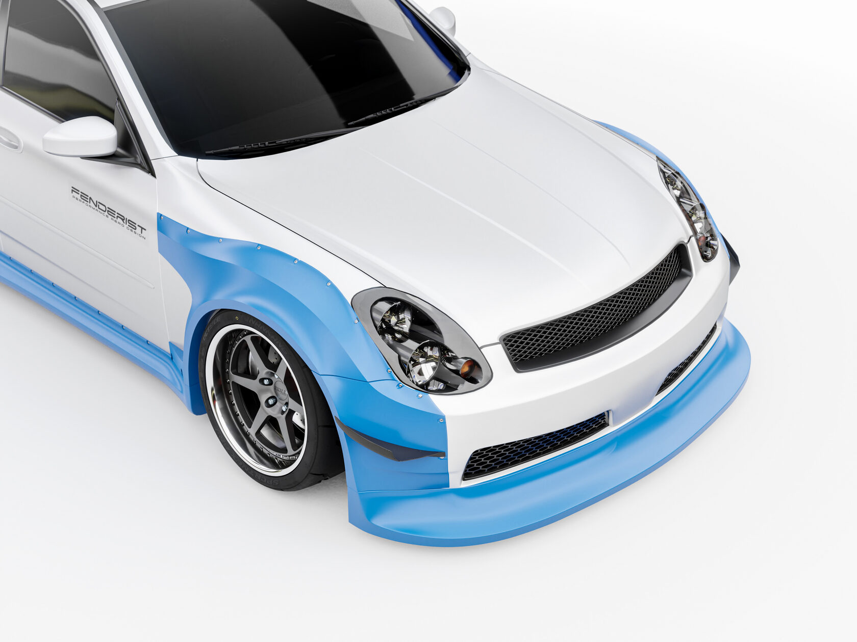 FENDERIST SPEC S Full Set / WIDE BODY KIT INFINITI G35 / NISSAN SKYLINE ...